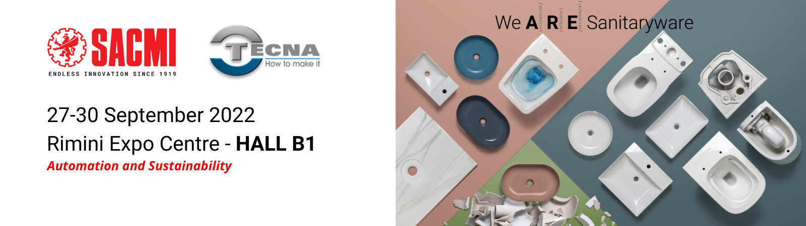 "We ARE Sanitaryware". Tecna 2022 to showcase the complete SACMI range ...
